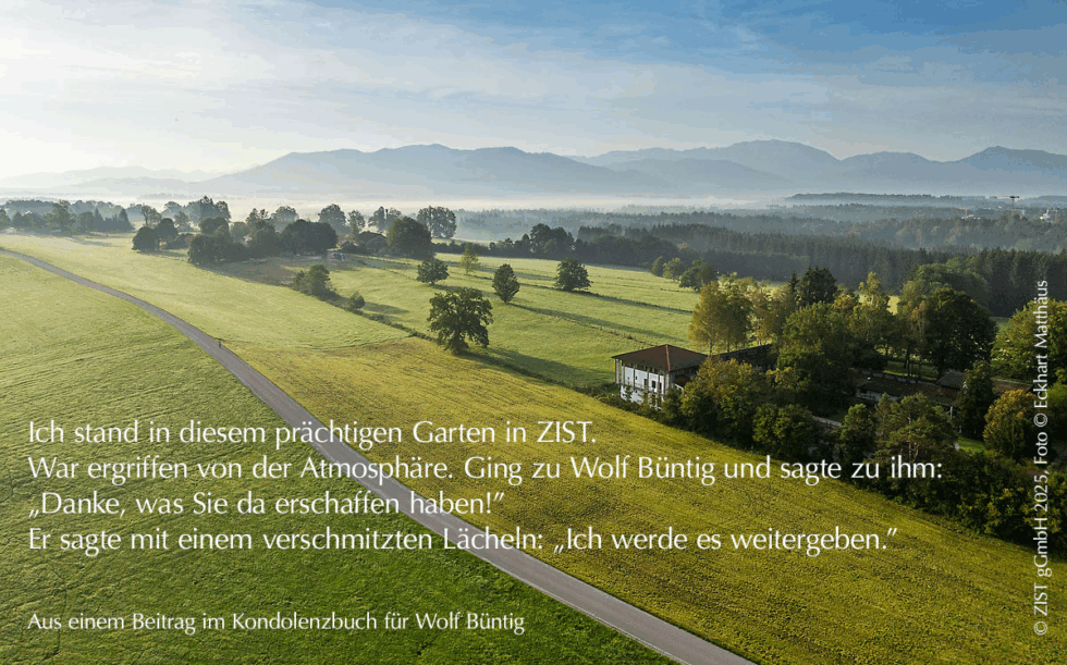 Zum vierten Todestag von Wolf Büntig | ZIST